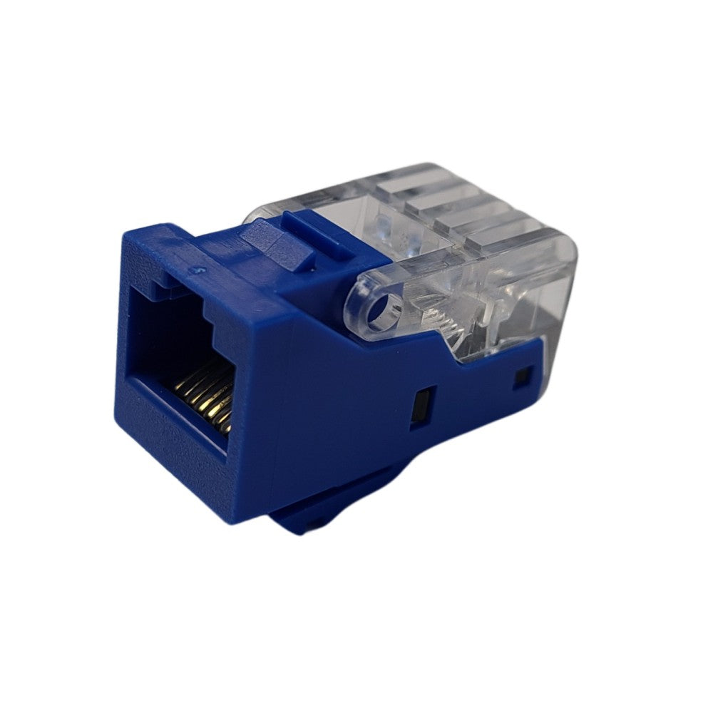 CDD Cat6 Tool-Less RJ45 Keystone Internet Jack. Blue – 21st Century ...
