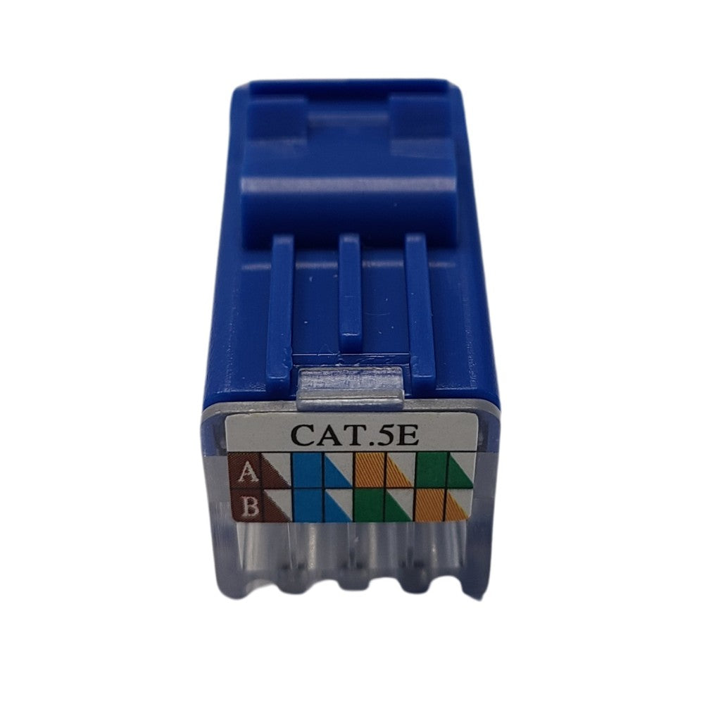 CDD Cat5e Tool-Less RJ45 Keystone Internet Jack. Blue – 21st Century ...