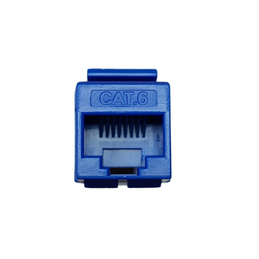 CDD Keystone Cat6 Jack, Blue – 21st Century Entertainment Inc.
